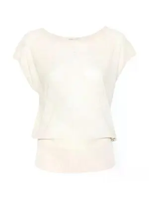 Herno Short-sleeved T-shirt - Neutrals