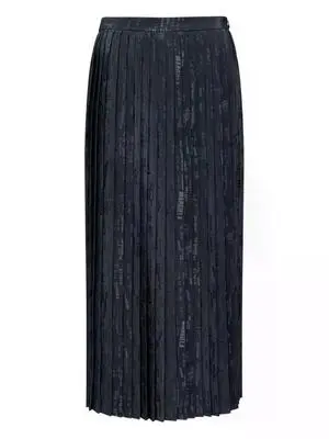 MAISON MARGIELA Printed Pleated Skirt