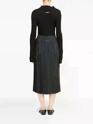 MAISON MARGIELA Printed Pleated Skirt