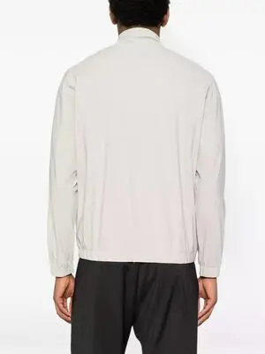 Eleventy High-neck Zip-up Bomber Jacket - Grey