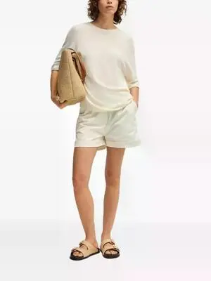 BOSS Pleated-pocket Shorts