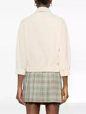 Moncler Zip-up Tonal-logo Bomber Jacket