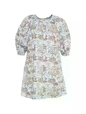 Staud Vincent Printed Dress