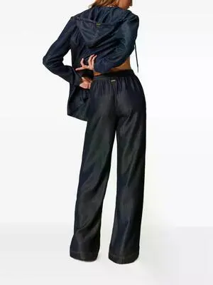 TWINSET Wide Leg Trousers With Drawstring Waist