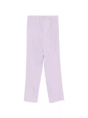 Marina Rinaldi Button Trousers - Purple