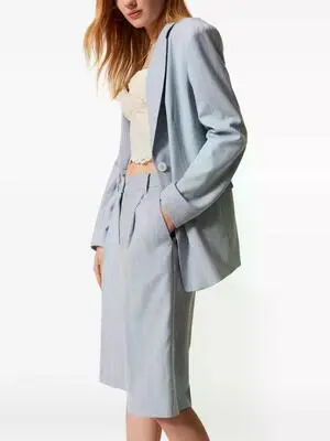 TWINSET Tailored Pinstripe Shorts