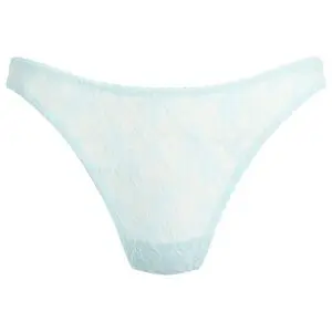 FRUITY BOOTY All Over Lace Thong - Ice Blue