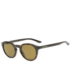Gucci Havana Round Sunglasses