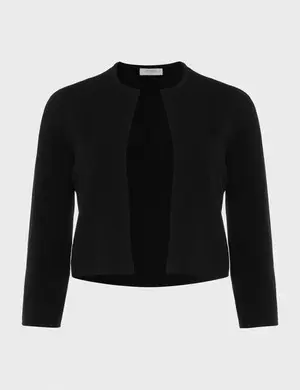 HOBBS LONDON Ella Cropped Cardigan - Black