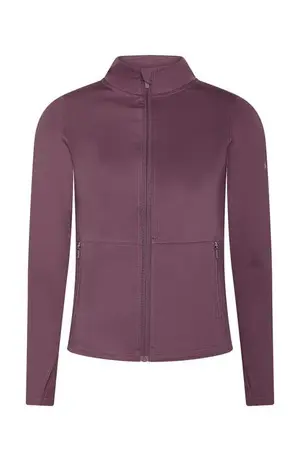 BORN LIVING YOGA Ivet Performance Semi-fitted Sport Jacket - Deep Rose