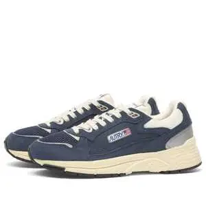 AUTRY Hyperway Low Suede Sneakers - Mesh Bluette/silver