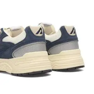 AUTRY Hyperway Low Suede Sneakers - Mesh Bluette/silver