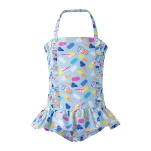 RACHEL RILEY Ice Cream Print Swimsuit - Blue