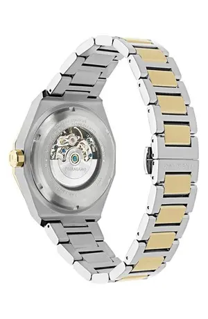 FERRAGAMO Edge Skeleton Automatic Bracelet Watch