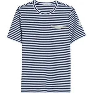 Moncler Stripe Stretch Cotton T-shirt