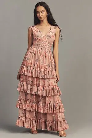 Pink Tiered Dresses
