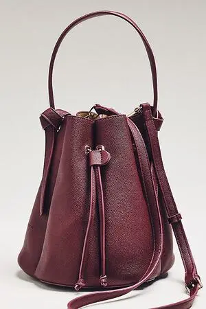 MELIE BIANCO Laguna Cinched Bucket Bag - Wine