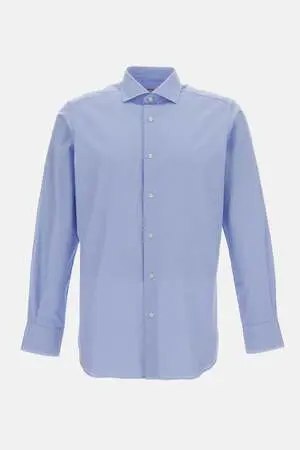 BIFFI Camicia Quadretti - Azzurro