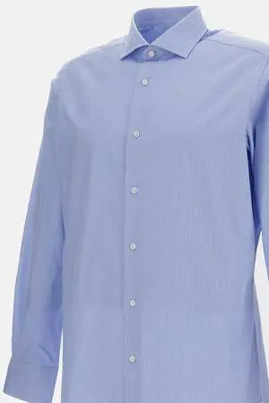 BIFFI Camicia Quadretti - Azzurro