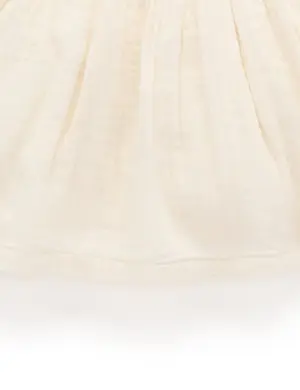 PUREBABY Embroidered Muslin Dress