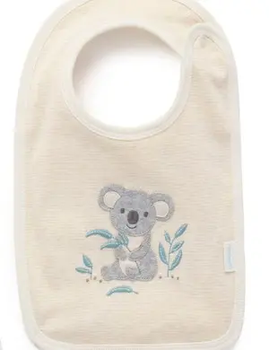 PUREBABY Australiana Animals Zip Romper & Bib Set