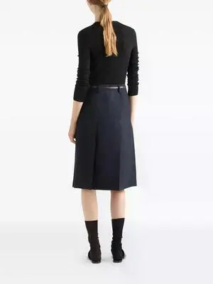 Prada Button-up Ribbed Cardigan