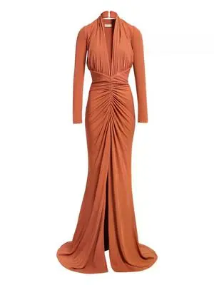 Elie Saab Ruched Evening Dresses