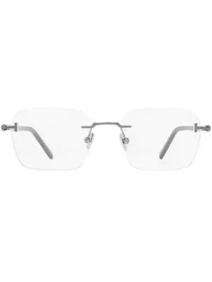 TOM FORD Square Frame Glasses - Grey