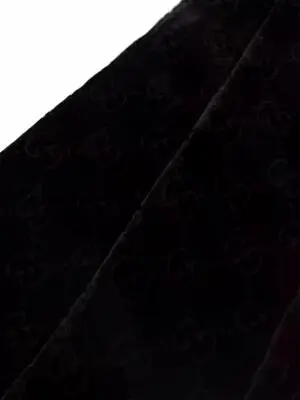 Gucci Monogram-pattern Fringed-edge Scarf