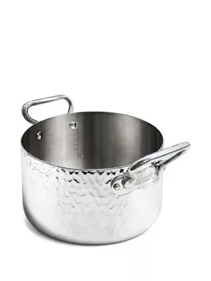 PENTOLE AGNELLI Hammered Inox Pan