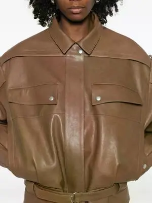Magda Butrym Belted Jacket - Brown