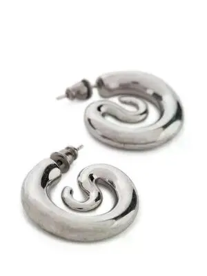 PANCONESI Extra Small Serpent Earrings - Silver