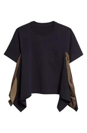 Sacai Off The Shoulder T-shirts For Women