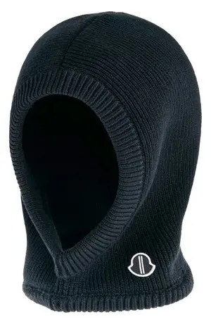 Moncler Virgin Wool Balaclava - Black