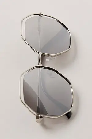 Free People Silver Tone Eyewear For Women