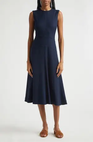 Navy Midi Dresses