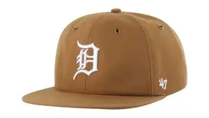 '47 X Carhartt Mlb Detroit Tigers Captain Relaxed Fit Cap - Brown