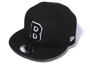 A BATHING APE B Logo 9fifty New Era Cap - Black