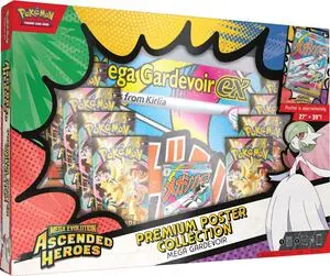 POKEMON 2026 Pokémon Mega Evolution Ascended Heroes Mega Gardevoir Premium Poster Collection Trading Card - Multicolor