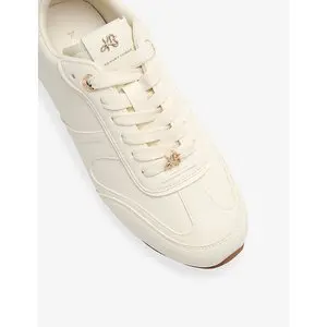 Kurt Geiger Luella Faux-leather And Suede Trainers - White/comb