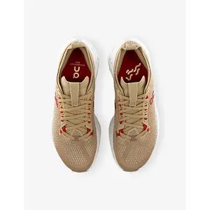 On Cloudsurfer Max Woven Trainers - Chai Ivory F