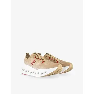 On Cloudsurfer Max Woven Trainers - Chai Ivory F