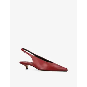 AeydĒ Camila 35 Slingback Leather Pumps