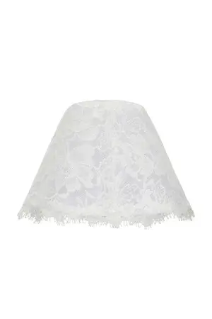 ROWEN ROSE Cloche Hat - White