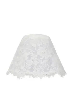ROWEN ROSE Cloche Hat - White
