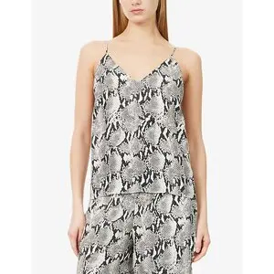 ANINE BING Ellen Print Woven Top