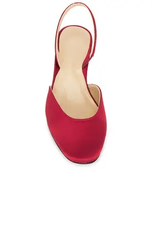 Le Monde Beryl Erica Slingback Kitten Heel - Tomato