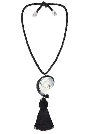 JULIETTA Nautilus Necklace - Black