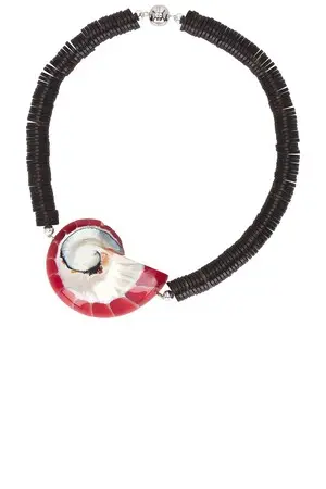 JULIETTA Odessa Necklace - Brown & Red