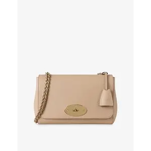 Mulberry Lily Medium Grained-leather Shoulder Bag - Crumpet